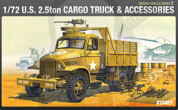 Battle-Models > Academy 13402 U.S. 2.5 Ton Cargo Truck 1:72